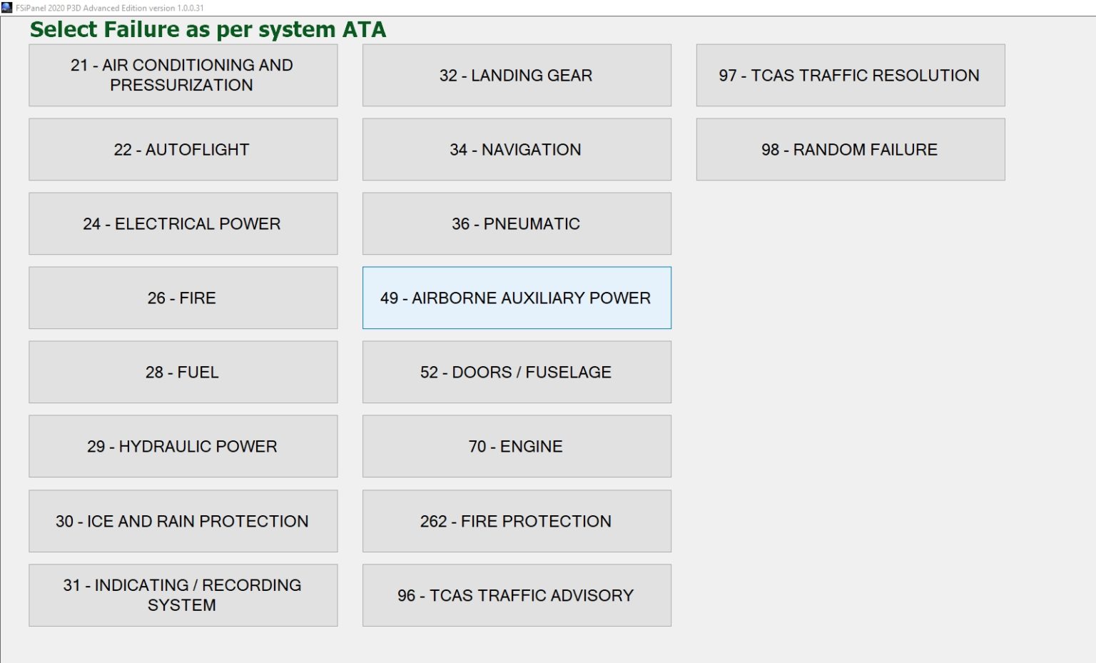 Features - FSiPanel - Train Like Real Pilots